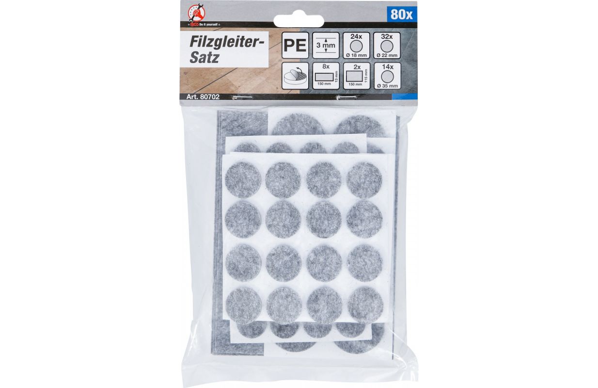 FILCA SPILVENTIŅU KOMPLEKTS | PELĒKS | 80 GAB. (80702) | Bgs do it yourself