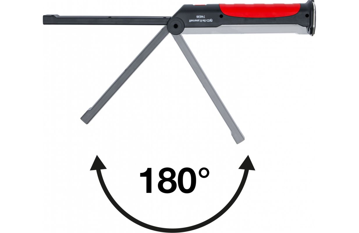 BEZVADU ELASTĪGA LAMPA | COB-LED | 6,5 W | AR UZLĀDES STACIJU (74636B ...