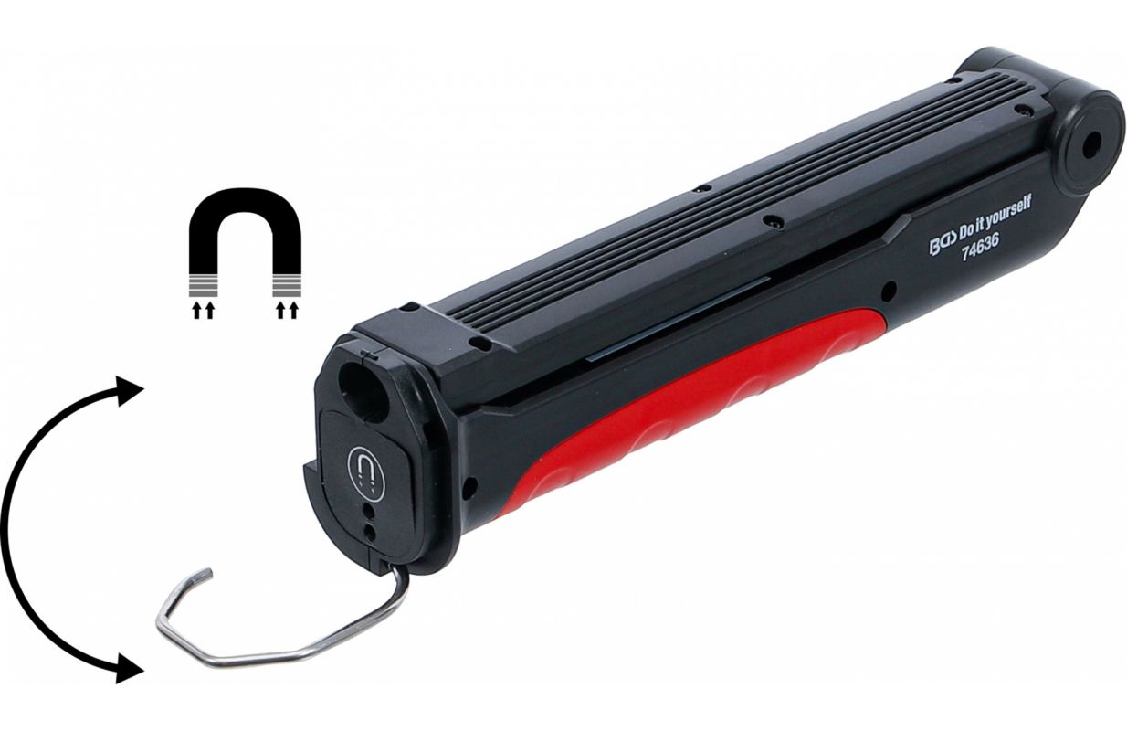 BEZVADU ELASTĪGA LAMPA | COB-LED | 6,5 W | AR UZLĀDES STACIJU (74636B ...